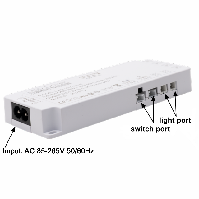 DC12V Power Adapter,Power Supply, Cabinet Wardrobe Closet Lighting LED ...